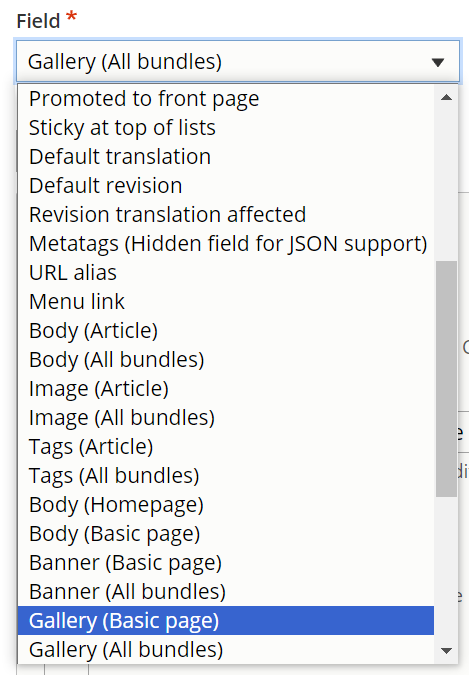 Add support for bundle specific configuration [#3422529] | Drupal.org